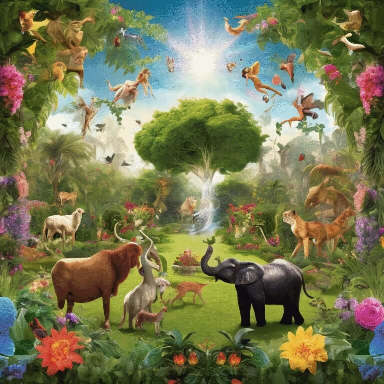 El Jardín del Edén - Génesis - HISTORIAS DE LA BIBLIA