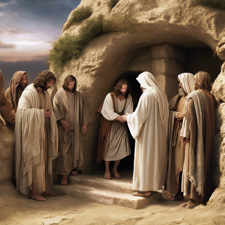 La sepultura de Jesús - Los 4 Evangelios - HISTORIAS DE LA BIBLIA